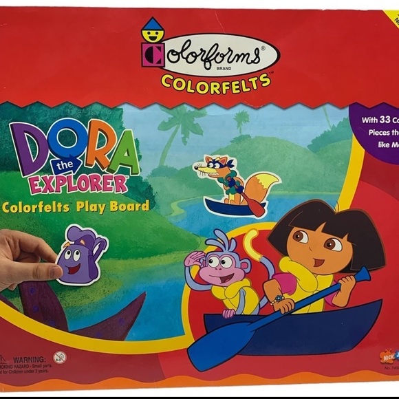 Colorforms | Toys | Vintage 202 Colorforms Colorfelt Play Board 4x12 ...
